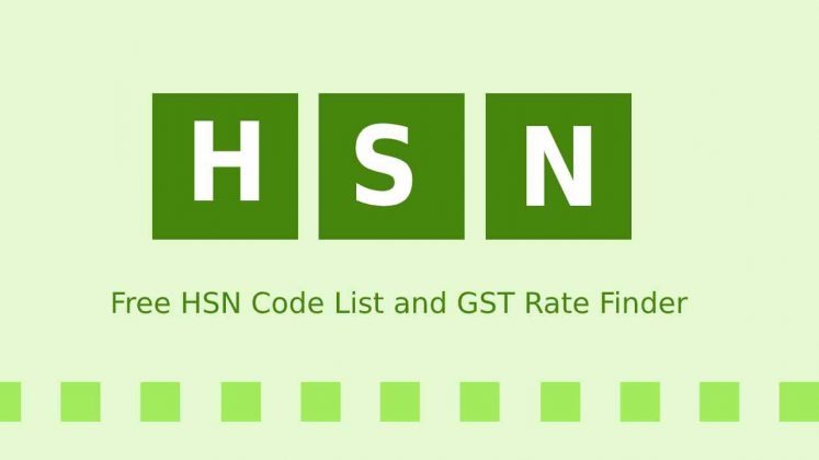 Free HSN Code List and GST Rate Finder