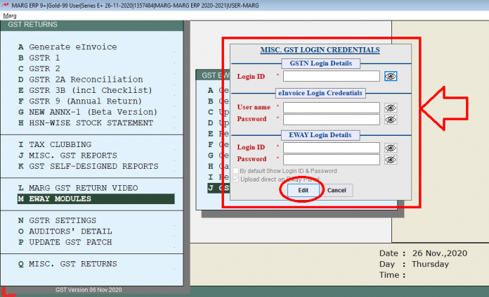 How to Generate Electronic Invoicing (e-Invoicing) in Marg ERP Software