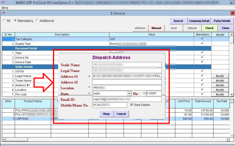 How to Generate Electronic Invoicing (e-Invoicing) in Marg ERP Software