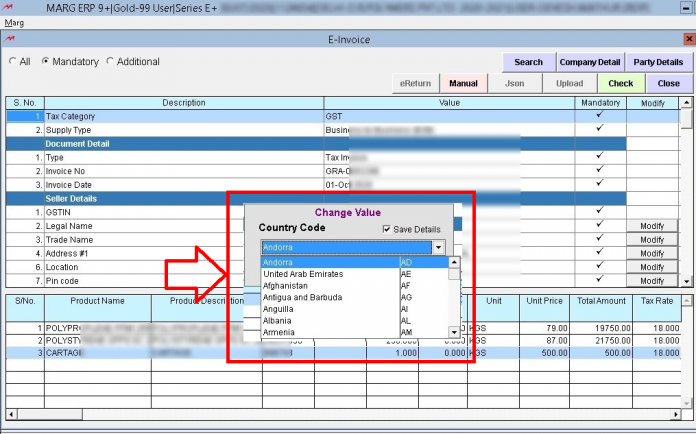 How to Generate Electronic Invoicing (e-Invoicing) in Marg ERP Software