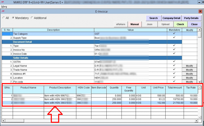 How to Generate Electronic Invoicing (e-Invoicing) in Marg ERP Software