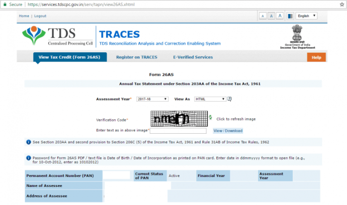 Form 26AS | Step-by-Step Guide to View & Download from TRACES
