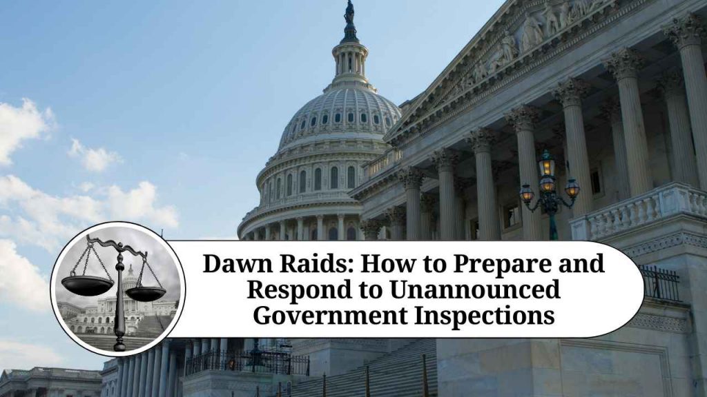 Dawn Raids: How to Prepare and Respond to Unannounced Government ...