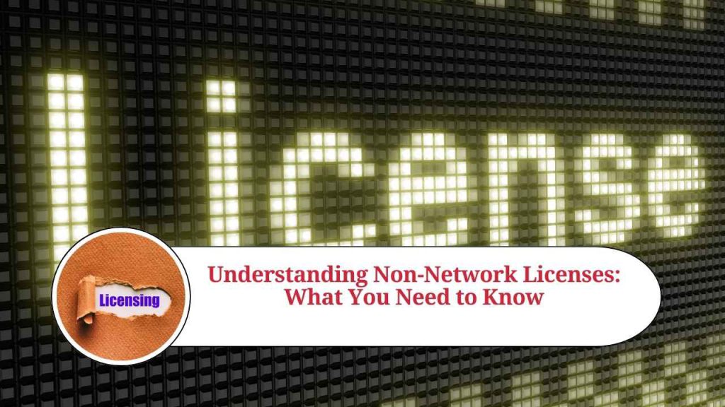 Understanding Non-Network Licenses: What You Need to Know - Marg ERP Blog