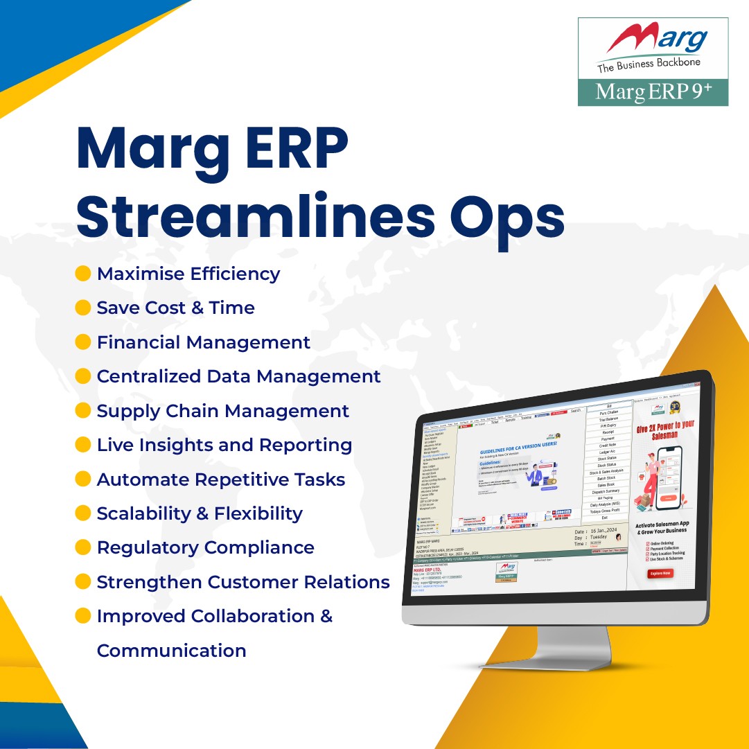 How Marg ERP Software Can Streamline Your Operations?